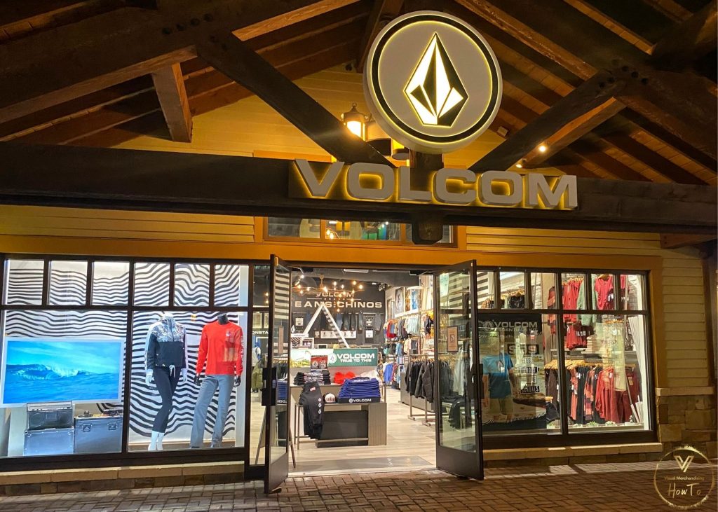 Harmony within Volcom - visualmerchandisinghowto.com