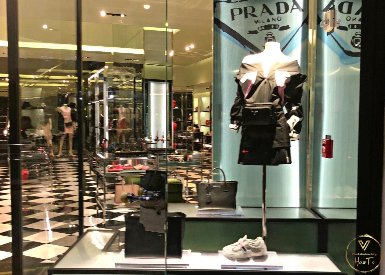 Elevation with Prada - visualmerchandisinghowto.com