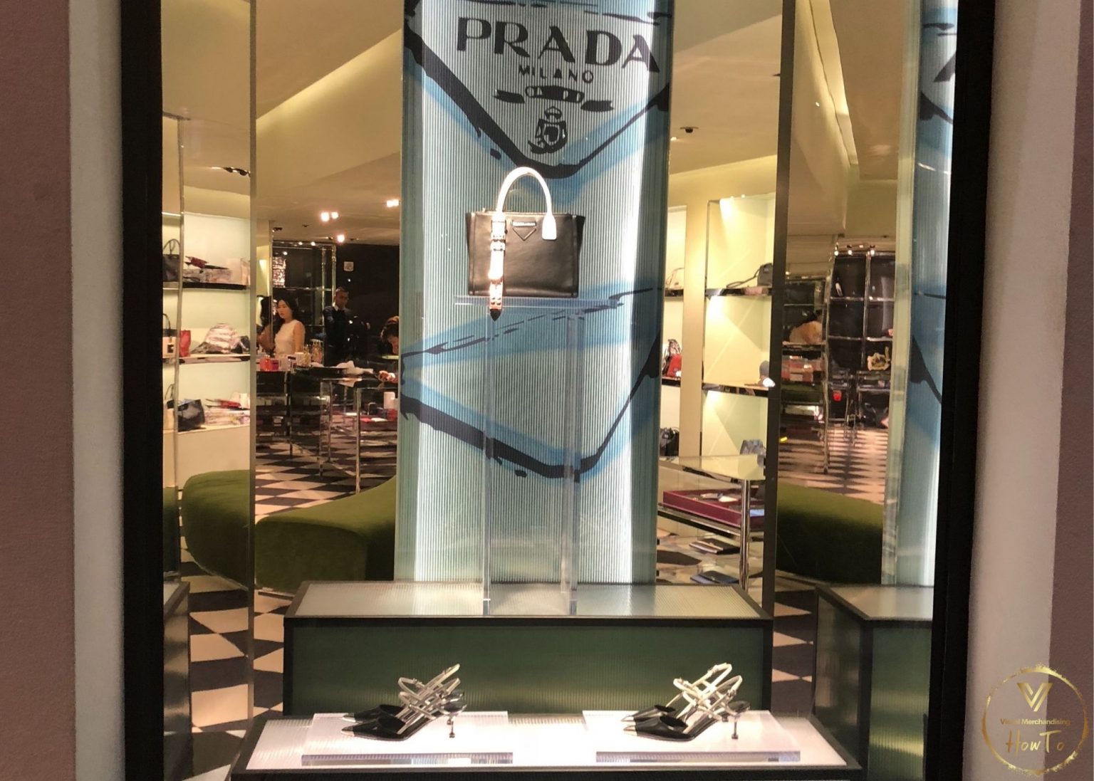 Elevation with Prada - visualmerchandisinghowto.com