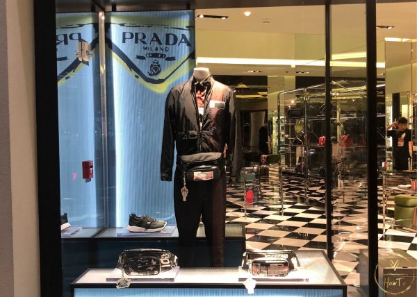Elevation with Prada - visualmerchandisinghowto.com