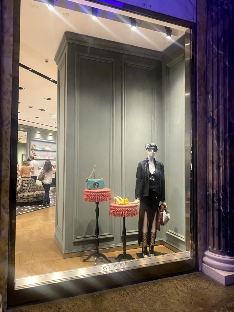 Styling with Gucci - visualmerchandisinghowto.com