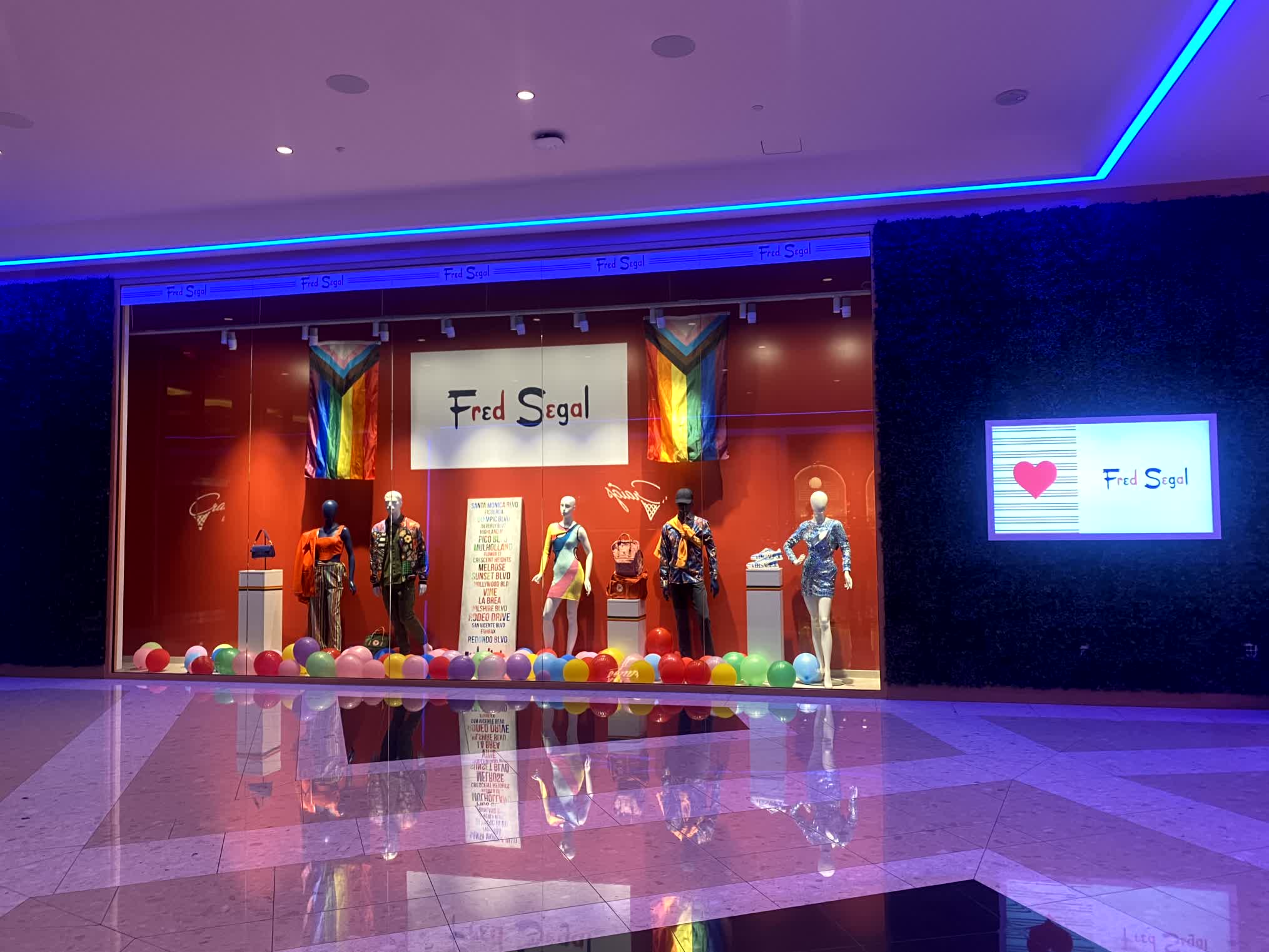 Fred Segal Store Window Display at Resorts World Las Vegas ...